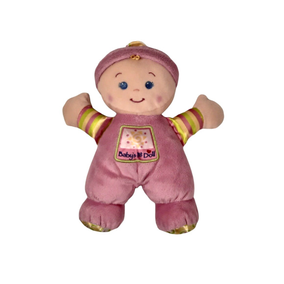 Fisher-Price | Toys | Fisher Price Babys St Doll Pink Plush My First ...
